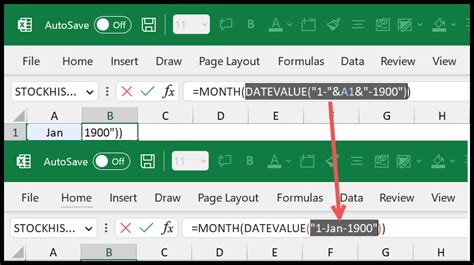 How To Convert Month Name To Number In Excel