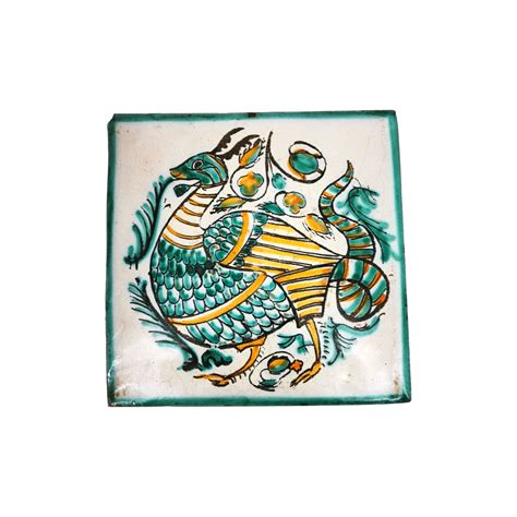 Mattone In Ceramica Di Caltagirone 15x15 Cm Caltagirone Ceramiche