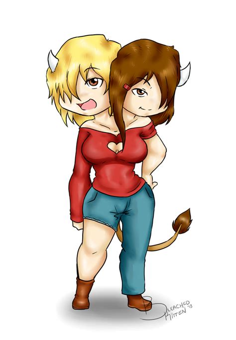 Darkgon01 Commission Jessy And Bessy By Bleachedkitten On Deviantart