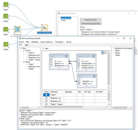 Merging Tables In Spotfire Statistica® Spotfire Statistica Data