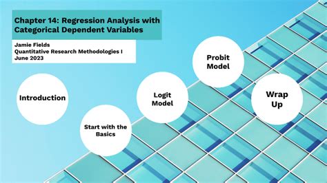 Chapter Regression Analysis With Categorical Dependent Variables By Jamie Fields On Prezi