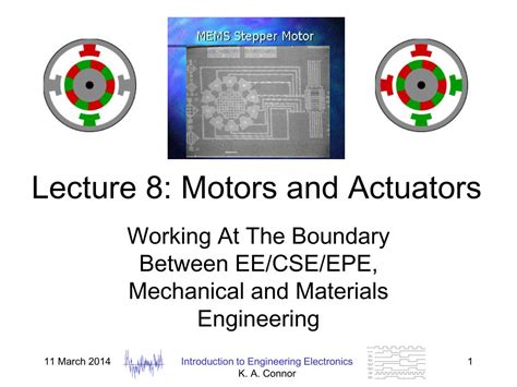 PPT Lecture Motors And Actuators PowerPoint Presentation Free Download ID