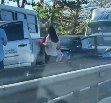Quatro Carros Se Envolvem Em Engavetamento Na BR 230 E Um Dos Motorista