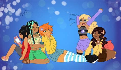 Ladies Chilling Out By Xxgreenninjachickxx On Deviantart