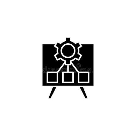 Project Presentation Black Icon Concept Project Presentation Flat