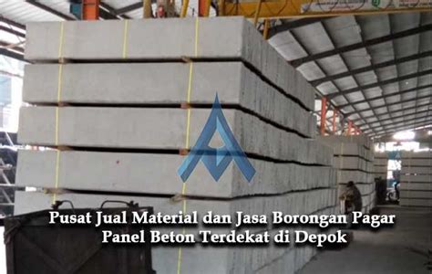 Jasa Pasang Pagar Panel Beton Depok Multi Kontraktor