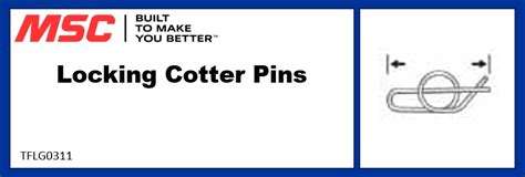 Locking Cotter Pins MSC