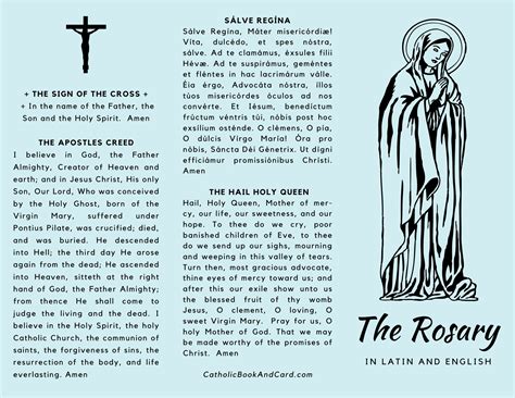 Rosary In Latin Printable Printable Templates