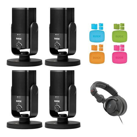 Rode Nt Usb Mini Usb Microphone 4 Pack Bundle With Rode Colors Color