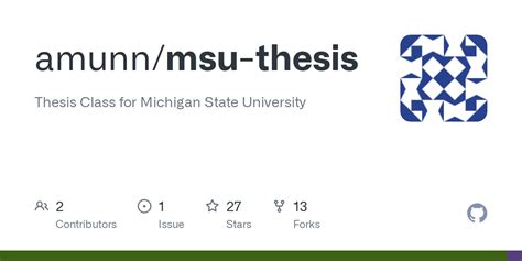 Msu Thesis Samples Msu Thesis Template Tex At Master · Amunn Msu Thesis · Github