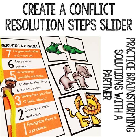 Conflict Resolution Classroom Guidance Lesson For Early Elementary Pri