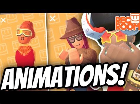 NEW Rec Room Customize UI Animations YouTube