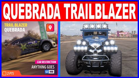 Forza Horizon 5 Quebrada Trailblazer Car Restriction S2 Class 998