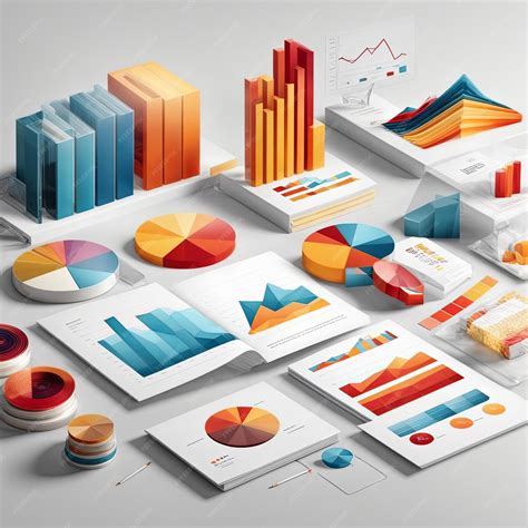 premium photo graph diagram financial chart data visualization bar