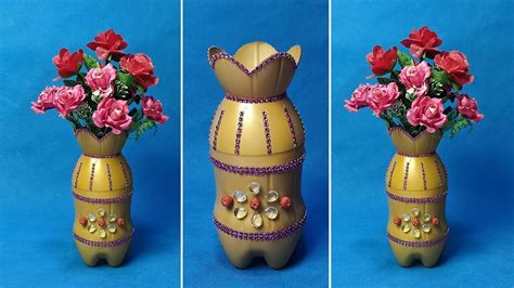 Flower Vase Design Made Of Plastic Bottle At Cristopher Robertson Blog
