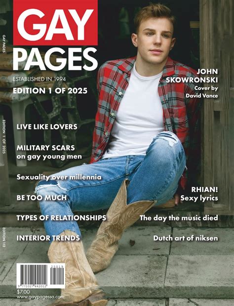 Gay Pages Magazine Digital Subscription Discount