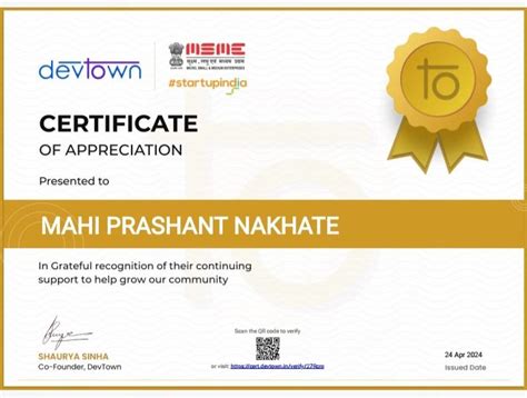 Mahi Nakhate On Linkedin Devtown Learning