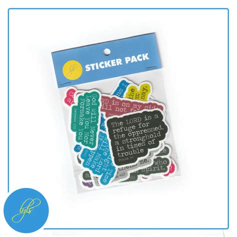 Bible Verse Tiny Sticker Pack 1 12pcs Bible Verse Waterproof Vinyl