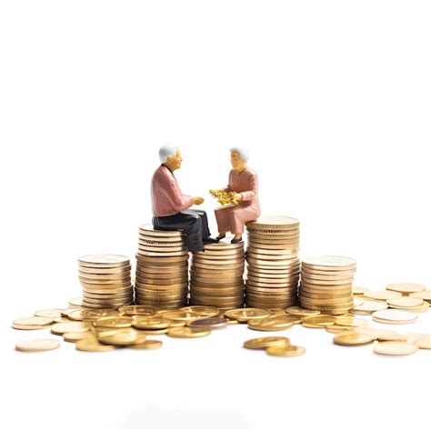 Premium Photo Illustration Of Retirement Planning Concept Miniature