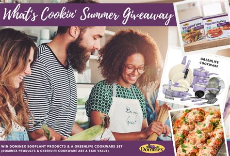 Dominex What S Cookin Summer Sweepstakes FreebieShark