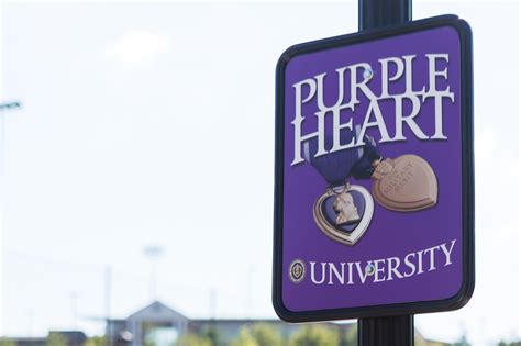 Liberty Becomes Virginias First Purple Heart University Liberty News