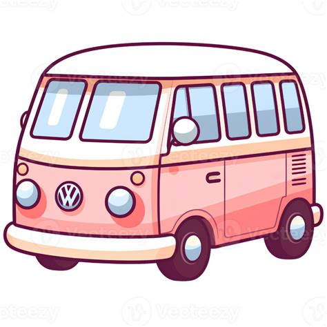 Van Cartoon Ai Generative 28658074 Png