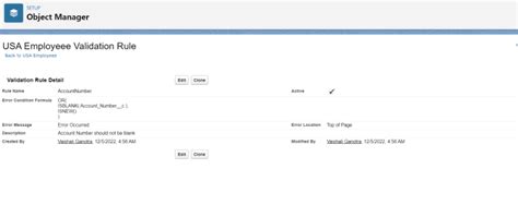 How To Use Or Operator In Validation Rule In Salesforce Salesforce Faqs