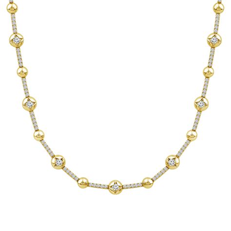 14kt Yellow Gold Diamond Necklace Grand Jewelers
