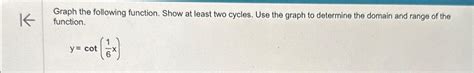 Solved Graph The Following Function Show At Least Two
