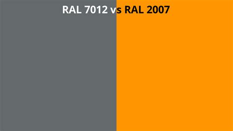 Ral 7012 Vs 2007 Ral Colour Chart Uk