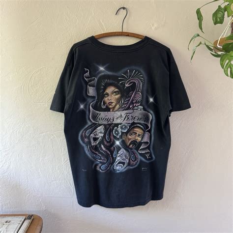 Vintage 90s Aztlan Always And Forever Cholo T Shirt M Gem