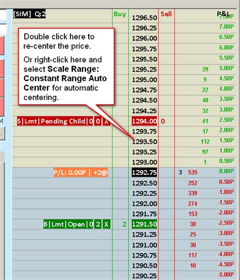 Chart Trading And The Chart Dom Sierra Chart