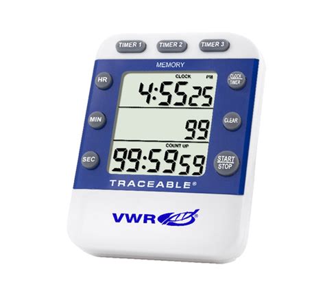 Vwr® Traceable® Three Line Alarm Timer Digital Timers