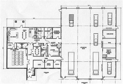 Small Fire Station Floor Plans Chartdevelopment