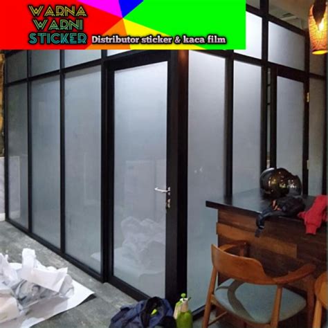 Jual Stiker Kaca Buram Sandblast Tebal Sticker Sunblast Sunglass Sandblast Buram Es Pelapis Kaca