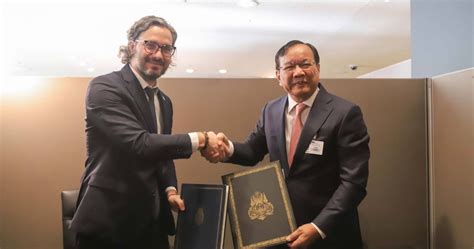 សេចក្តីប្រកាសព័ត៌មាន ស្តីពីជំនួបរបស់ឯកឧត្តមឧបនាយករដ្ឋមន្រ្តី ប្រាក់ សុខុន