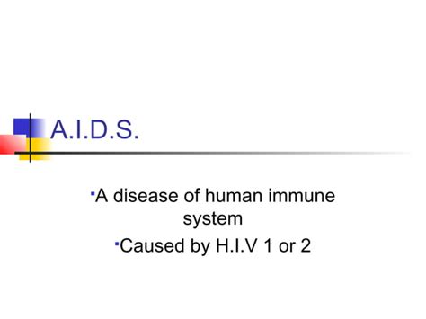 Aids Ppt