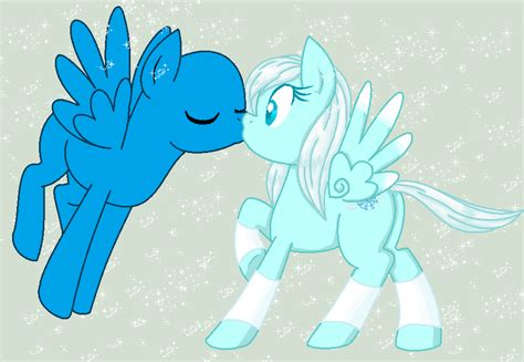 Suprise Kiss Mlp Collab By Pockyhunter On Deviantart