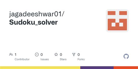 Github Jagadeeshwar Sudoku Solver
