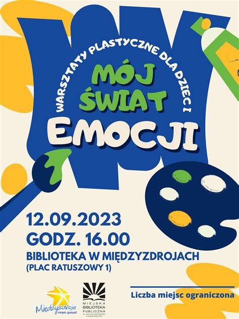 Warsztaty plastyczne dla dzieci pt Mój świat emocji 12 września 2023