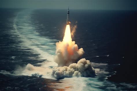 Premium Ai Image Nuclear War Start Launch Of A Nuclear Ballistic