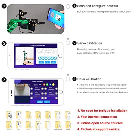 Yahboom Raspberry Pi Robotic Arm Robot Kit AI Hand Building With Camera