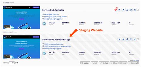 How To Create Wordpress Staging Websites With Installatron Service