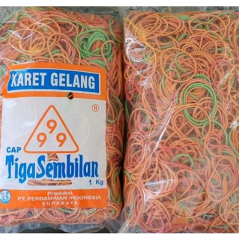 Jual Gelang Karet Cap 999 Karet Cap Sembilan Karet Pembungkus Cap Tiga