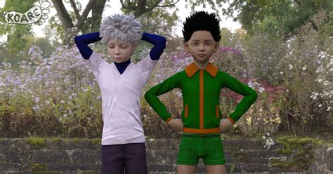 Killua Gon Intro By Koare From Pixiv Fanbox Kemono