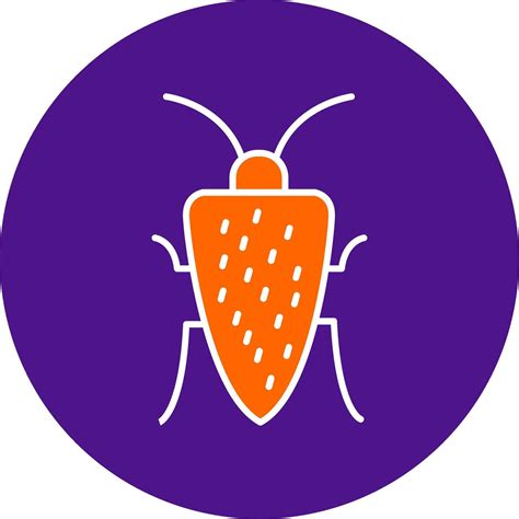 Cockroach Line Filled Circle Icon 37092558 Vector Art At Vecteezy