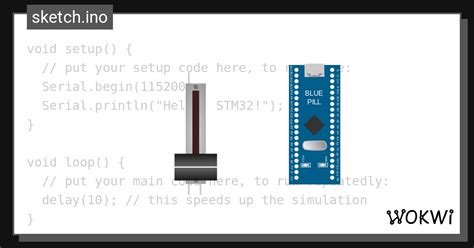 wokwi online esp32 stm32 arduino simulator