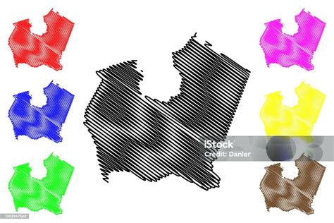 尼耶裡縣肯亞共和國中部省地圖向量圖塗鴉草圖尼里地圖向量圖形及更多側影圖片 側影 咖啡色 國家 地域 Istock