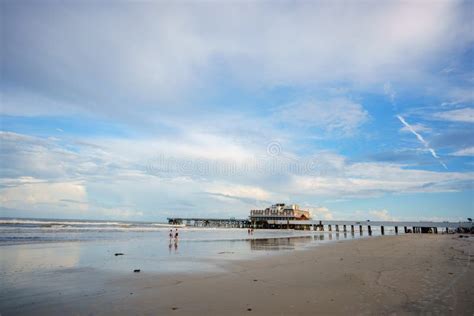 Calm After The Storm Daytona Beach Hurricane Nicole Editorial Stock