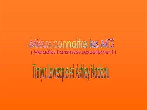 Ppt Maladies Transmises Sexuellement Powerpoint Presentation